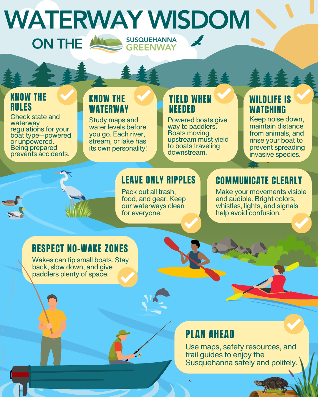 Waterway Wisdom: Tips for Sharing the River - SGP